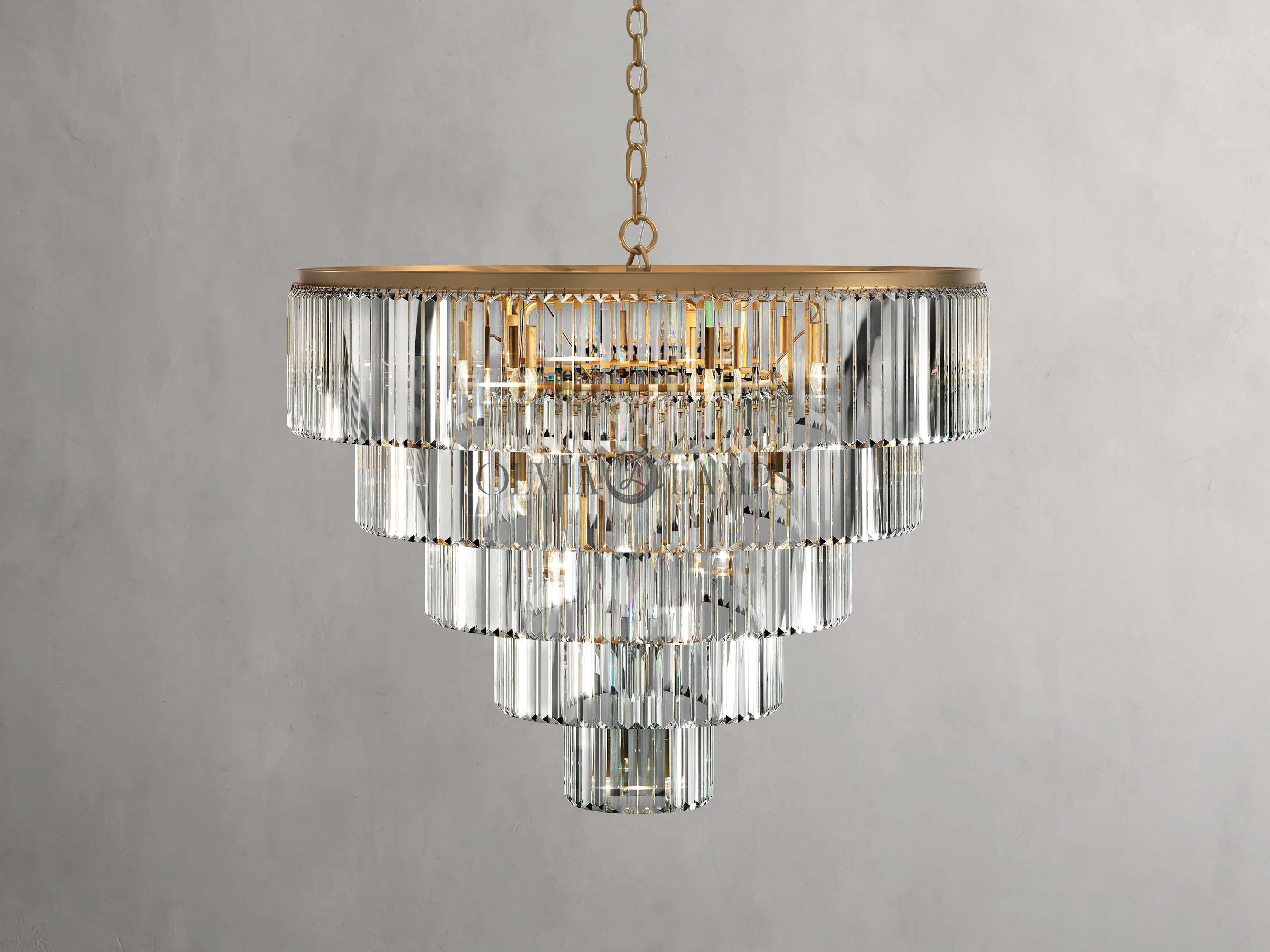 Olivia Leyland Tiered Round Chandelier